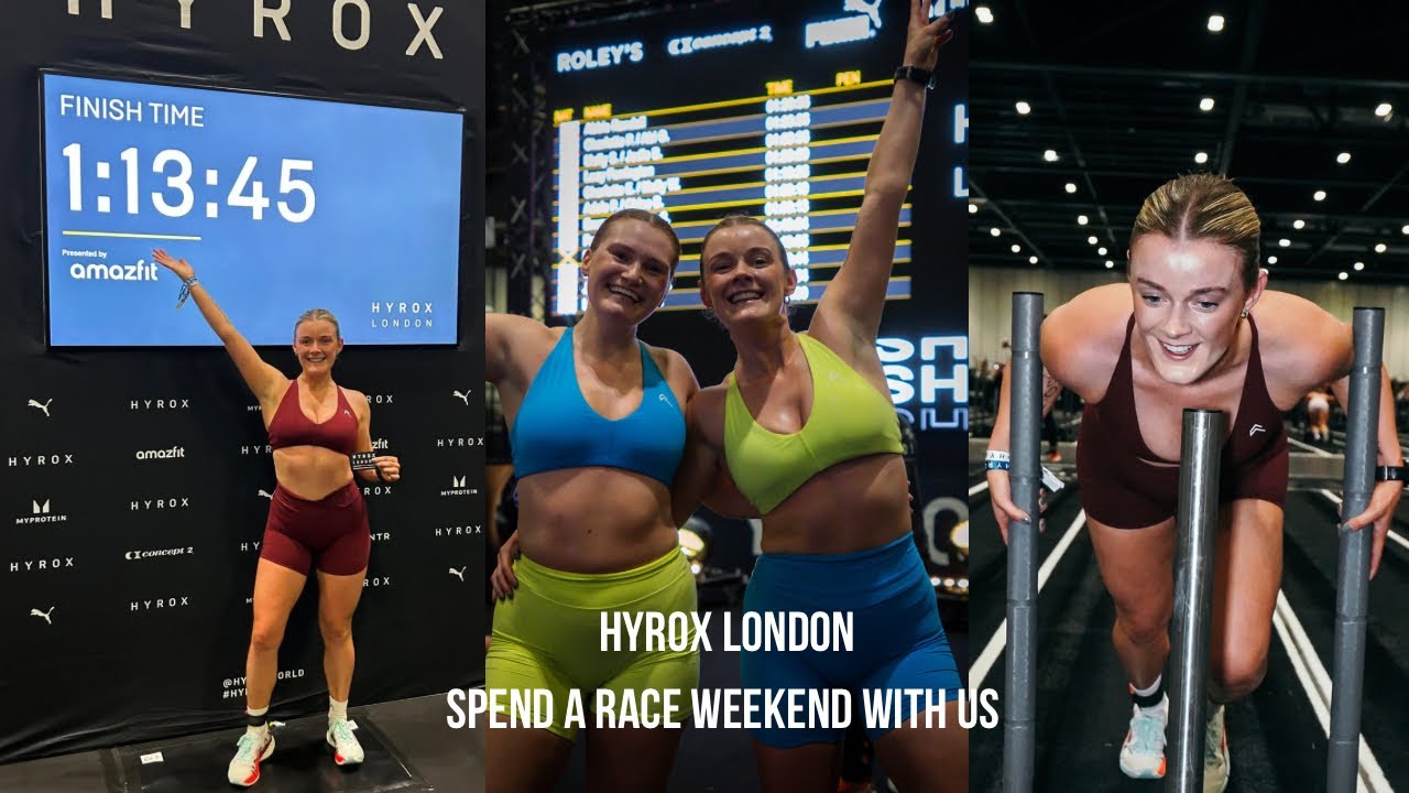 Hyrox London- Spend a double race weekend with me - YouTube