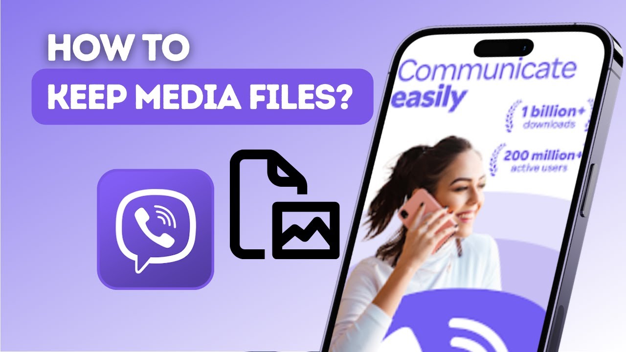 How to keep media files for a selected time period on Viber? - YouTube