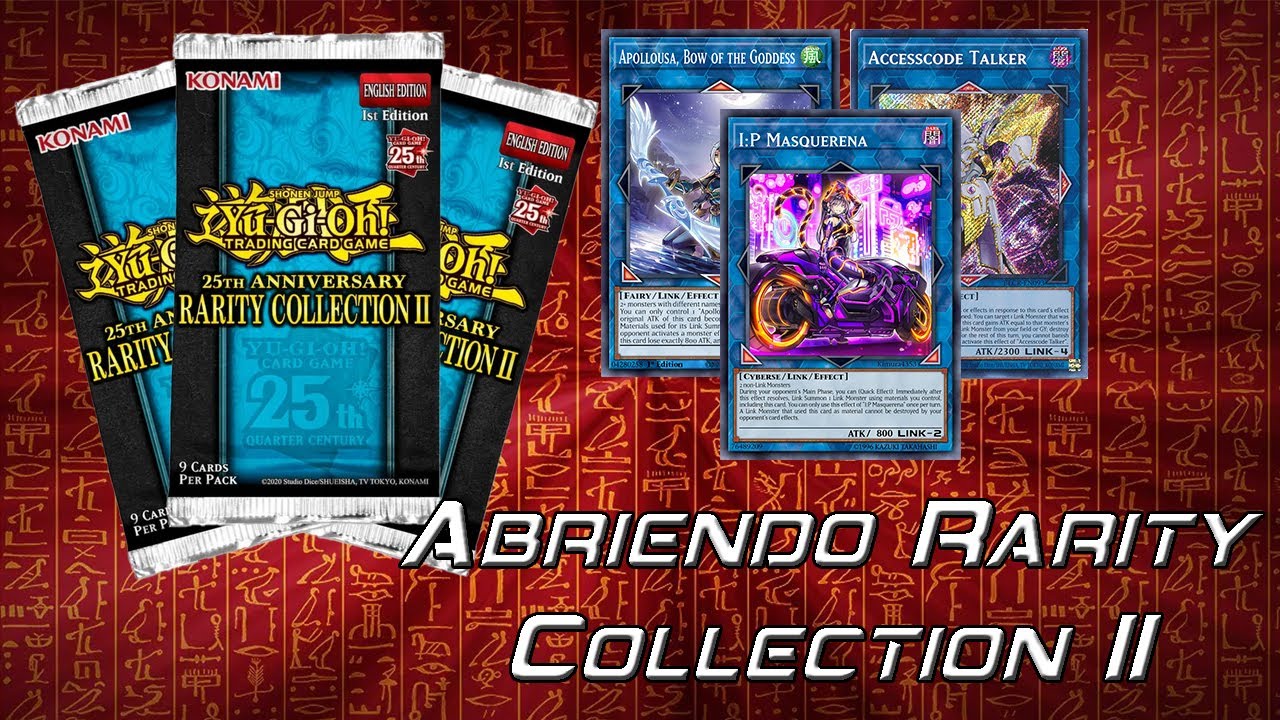 ABRIENDO RARITY COLLECTION II | YU-GI-OH! UNBOXING - YouTube