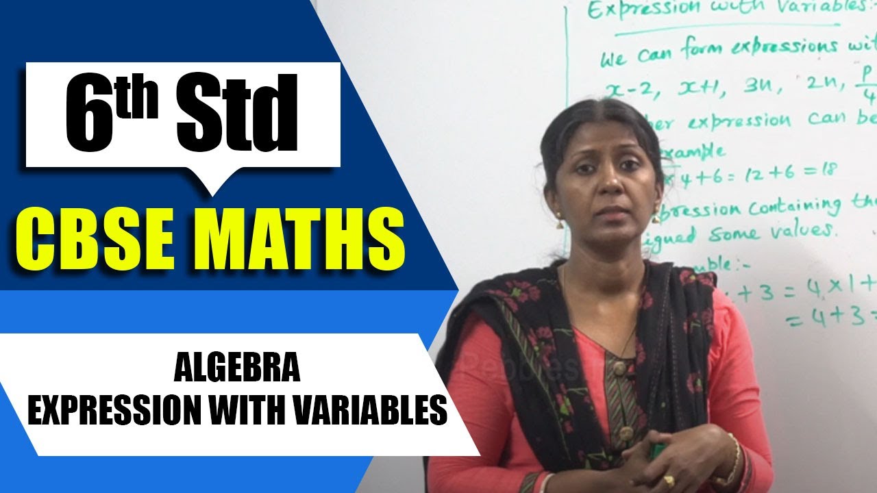 6th Std CBSE Maths Syllabus | Algebra - Expression with Variables ...