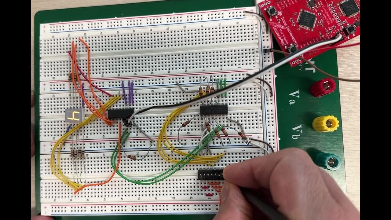Hexadecimal Display on 7-Segment: 4-Bit Number to 7-Segment Display ...