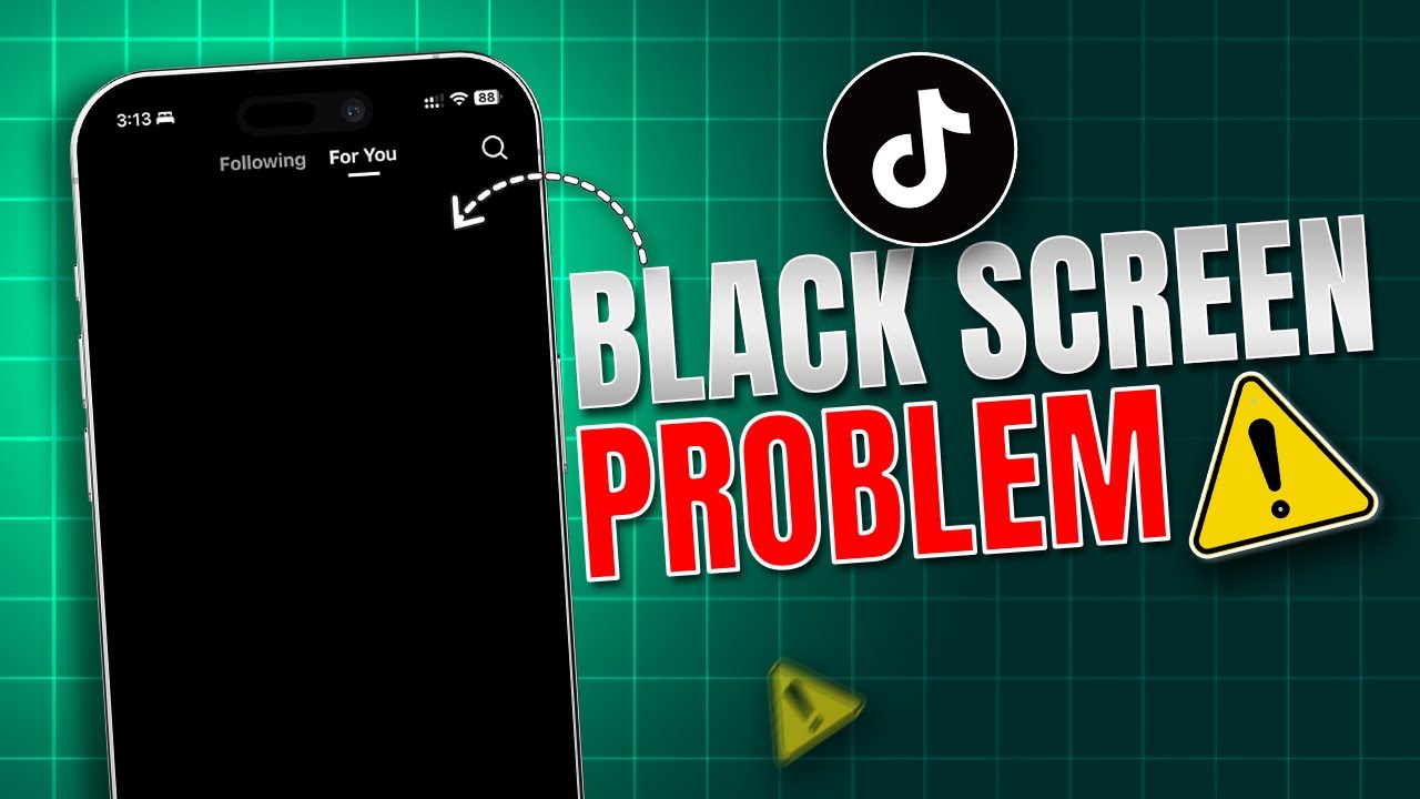 How to FIX TikTok Black Screen Problem on iPhone | Resolve TikTok Black ...