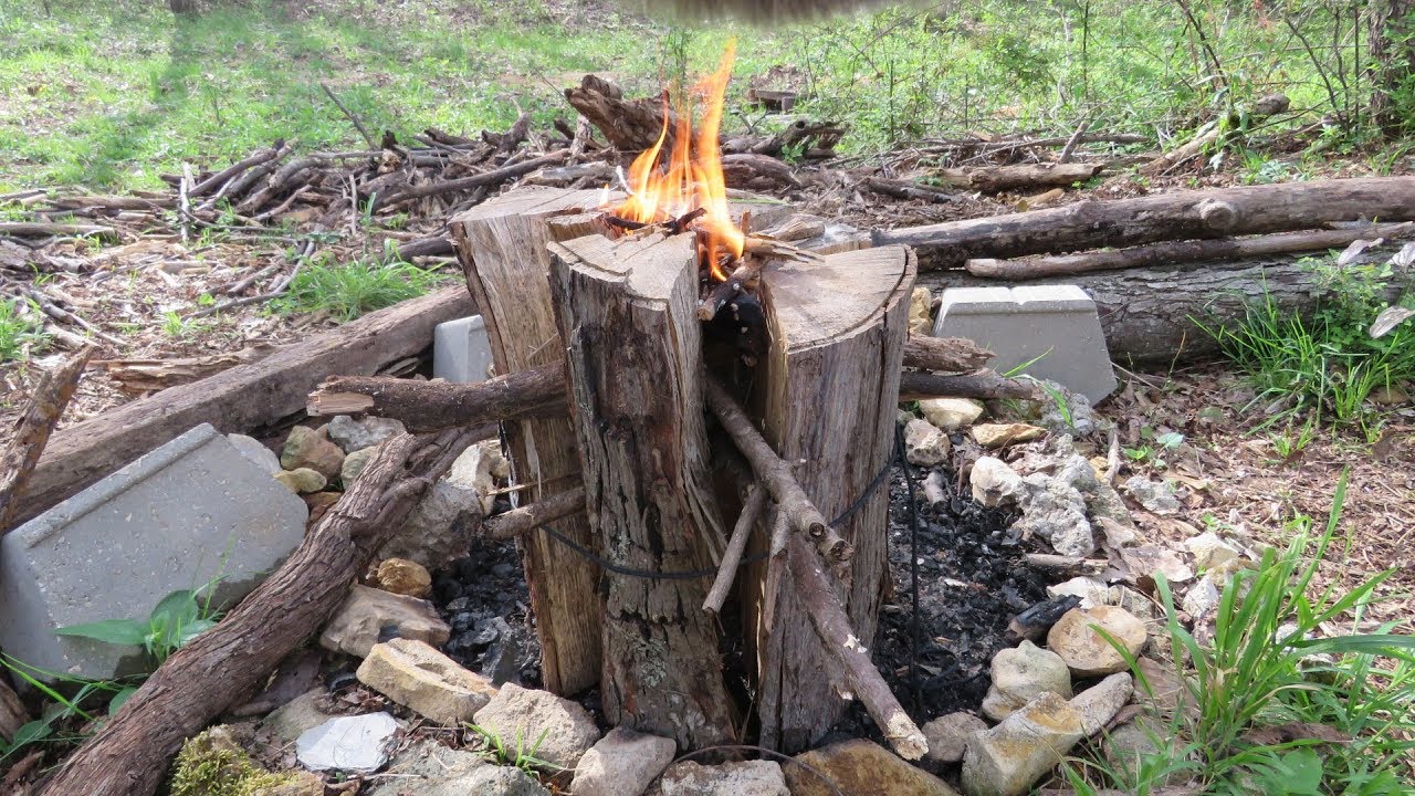 Swedish Fire Torch: Easy and Fun DIY Bushcraft Project - YouTube