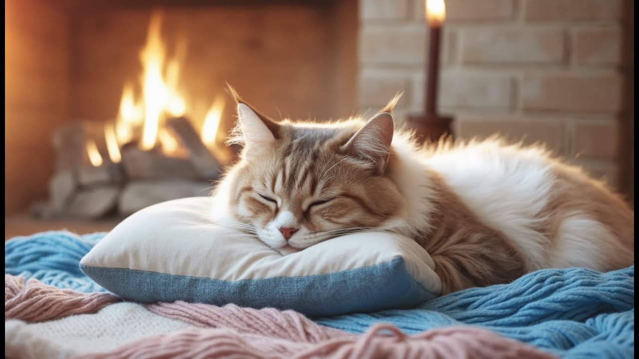 Peaceful Cat Music to Reduce Stress and Anxiety – Calming Background ...
