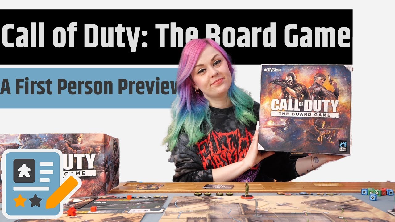 Call of Duty: The Board Game - A First Person Preview - YouTube