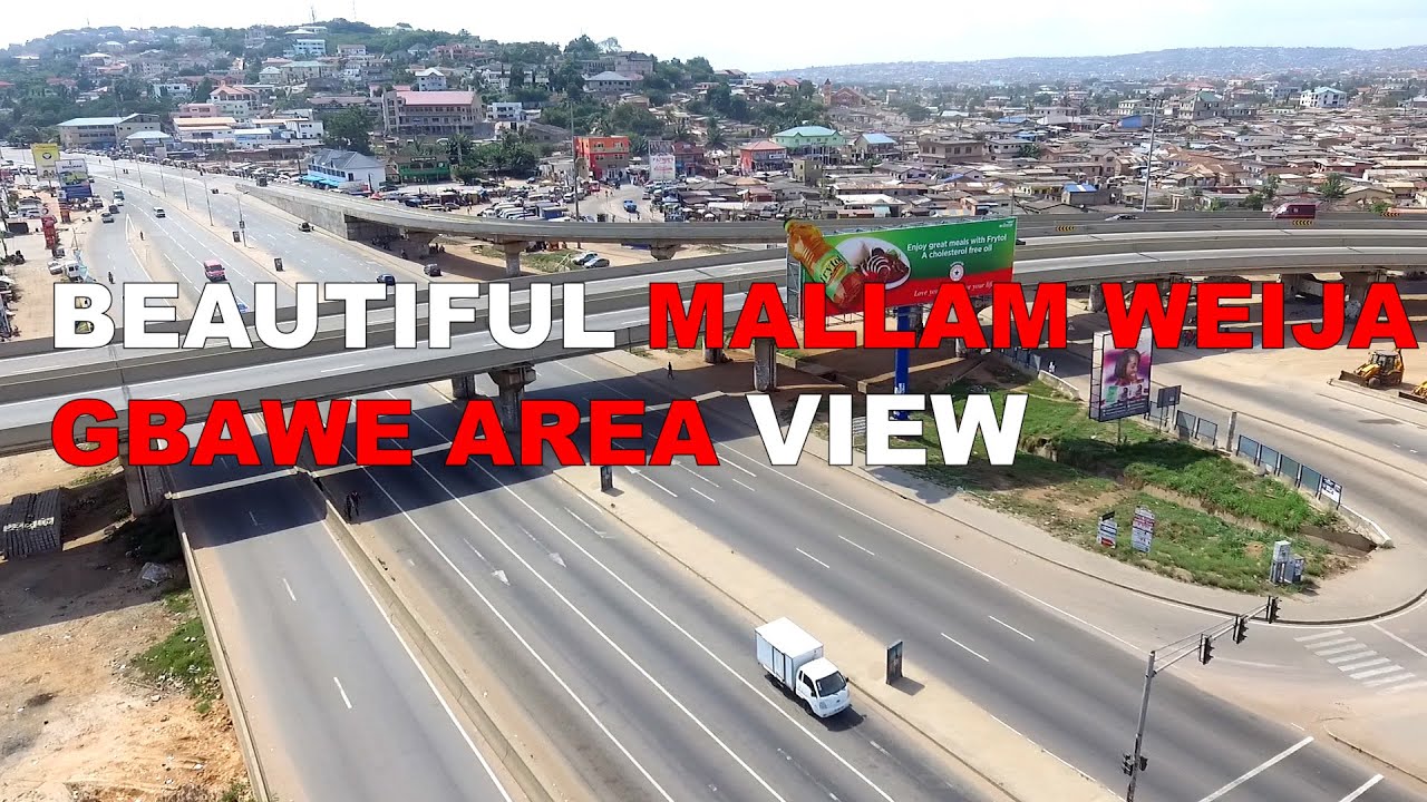Beautiful Mallam Weija Gbawe Area View Accra Ghana - YouTube