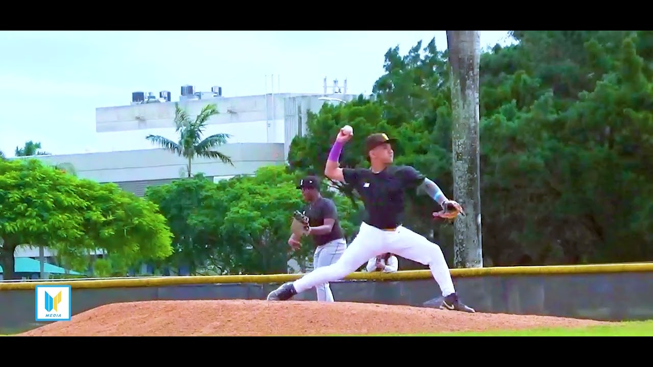 2028 RHP/C Sebasthyan Montilla (Brito HS, FL) - YouTube