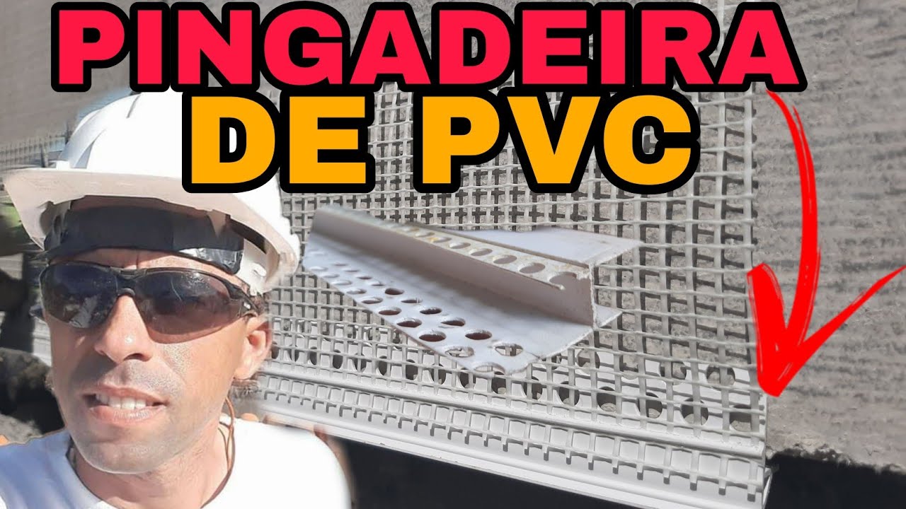 Instalação De Pingadeira De Pvc No Rodapé Da Cimenticia Youtube