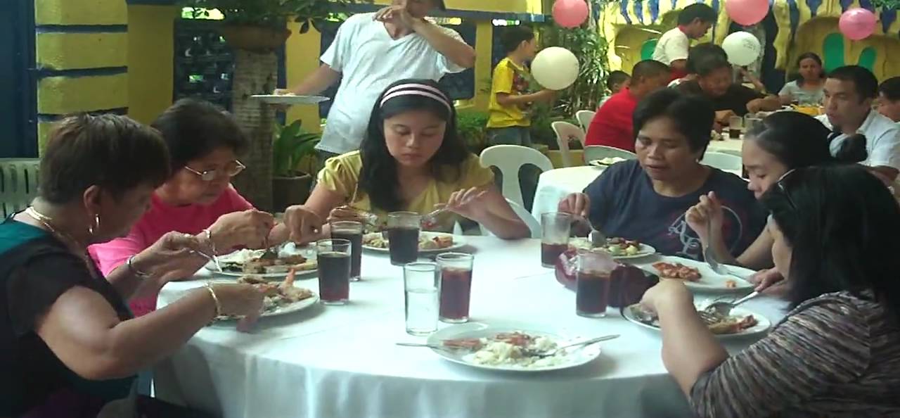 binyag reception handa - YouTube