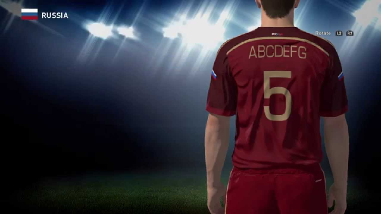 PES World PES 2016 Russia kit instructions - YouTube