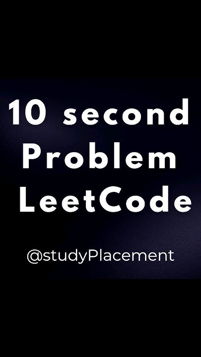 Easiest problem leetCode in java #shorts #shortvideo #viral #learning ...