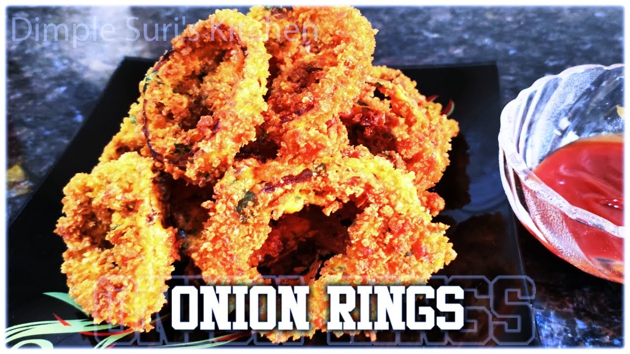 Crispy Onion Rings Recipe | Dimple Suri's Kitchen - YouTube