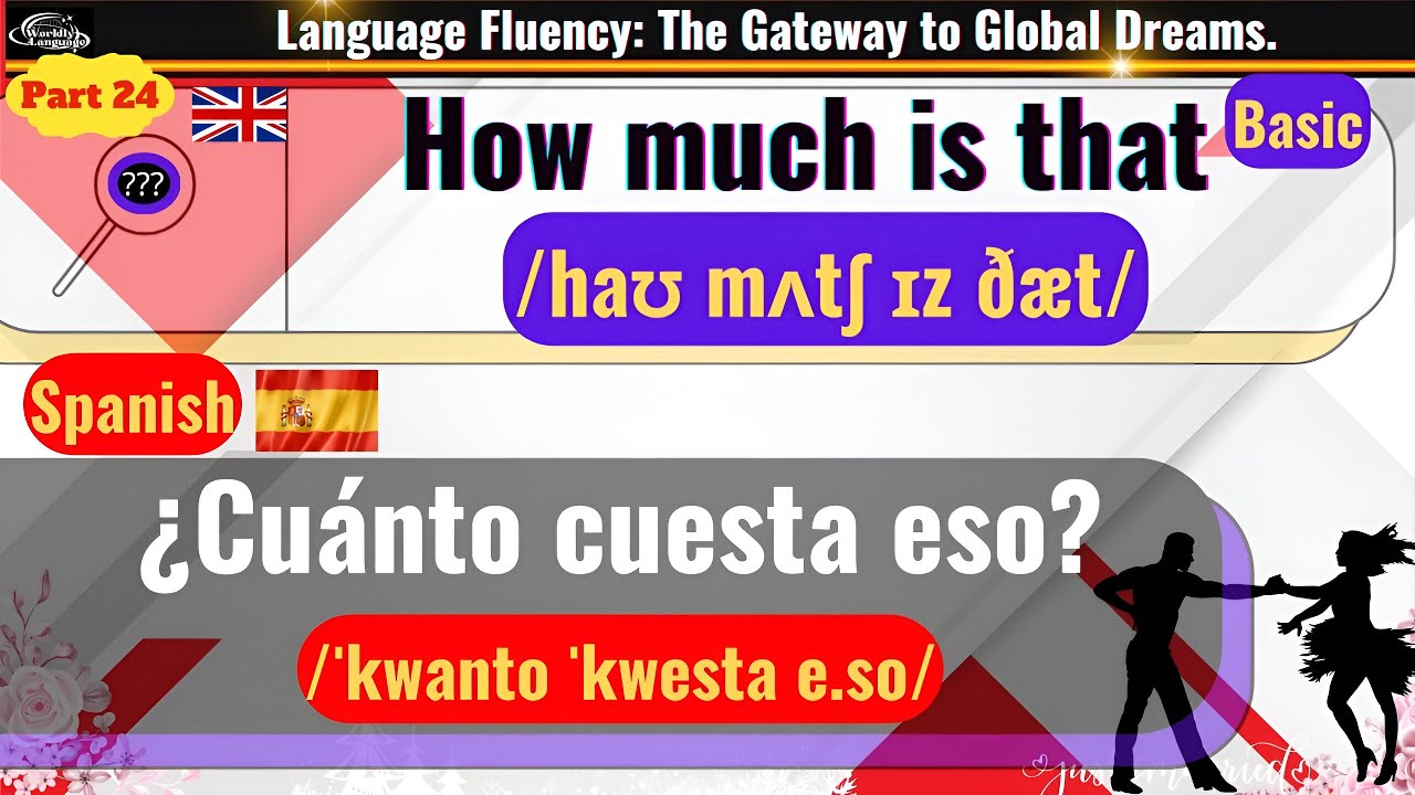 English and Spanish Conversations | 100 Basic Spanish Phrases Part 24 ...