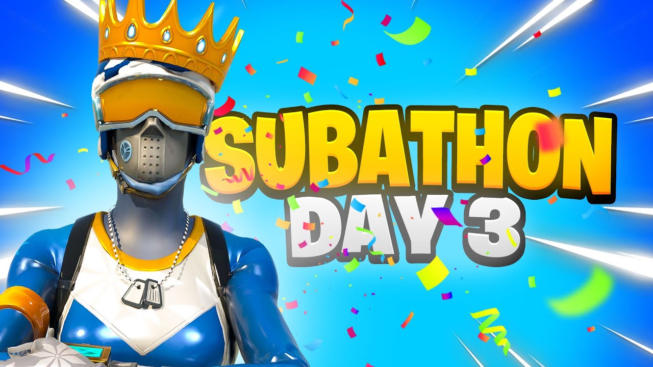 SUBATHON ΣΕ ΛΙΓΟ ΤΕΛΕΙΩΝΕΙ? DAY 3 | USE CODE MRCLAP #ad - YouTube