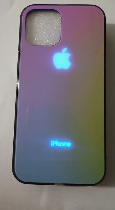 Чехол на айфон 12 pro max, светящийся. (со светодиодной подсветкой ...