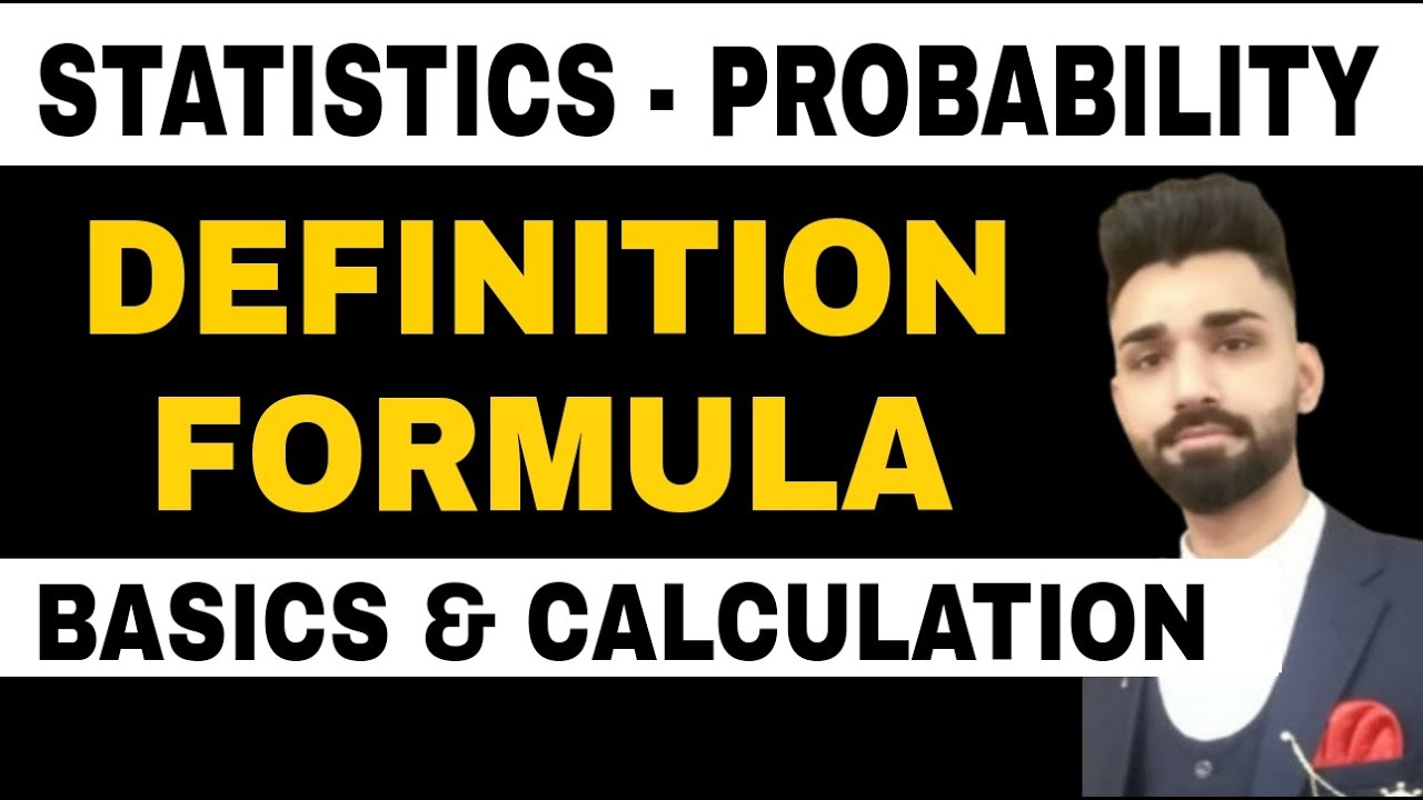 STATISTICS - PROBABILITY DEFINITION, MEANING, FORMULA, BASICS & CALCULATION (2024) - YouTube