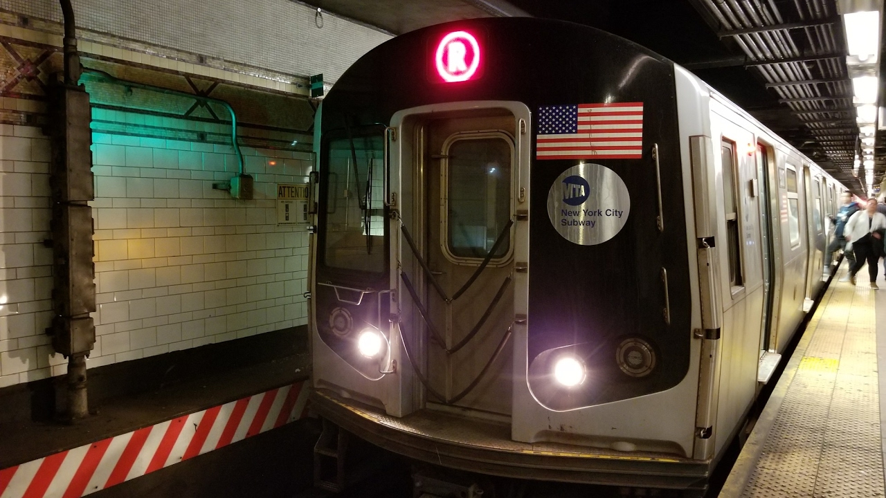 IND 6th Av Line: Special! Riding Rerouted Alstom R160A R Train via D ...