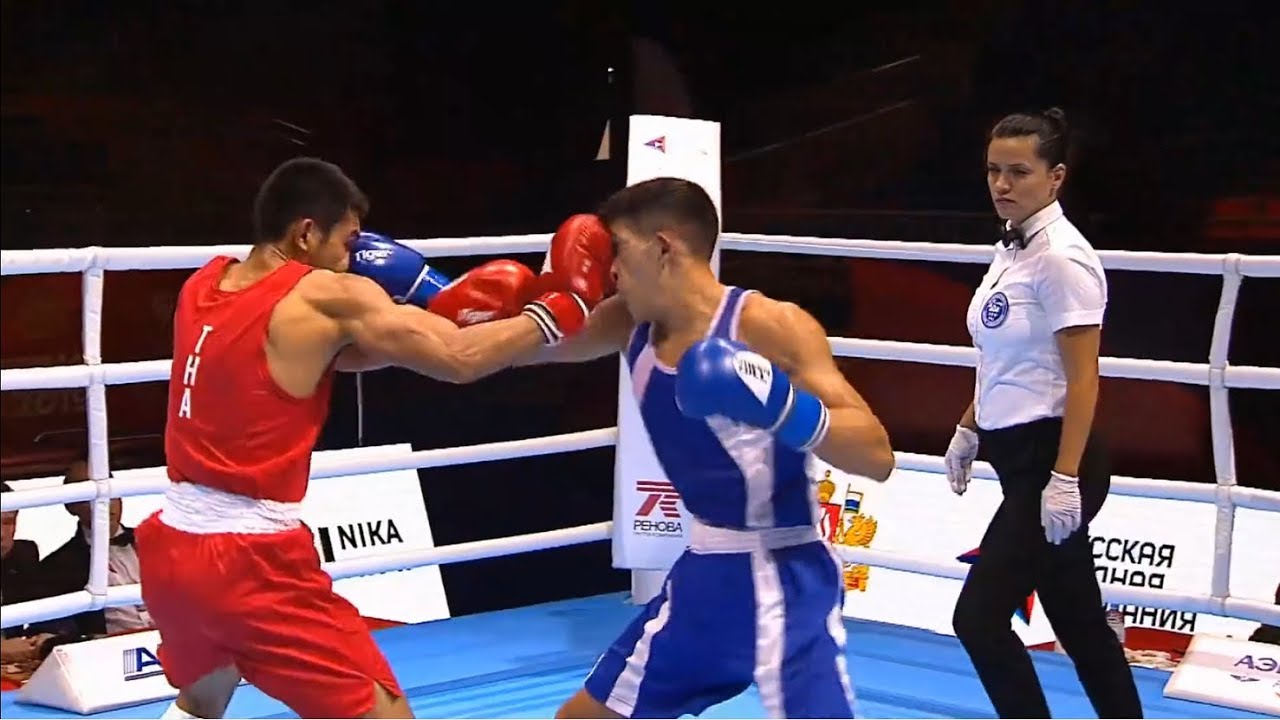 Round of 32 (57kg) BUTDEE Chatchai (THA) vs USTUROI Vasile (BEL) /AIBA ...