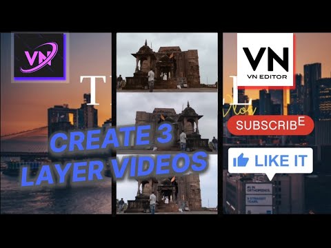 3 layer video editing in vn ️3 layer editing for beginners💯3 layer ...