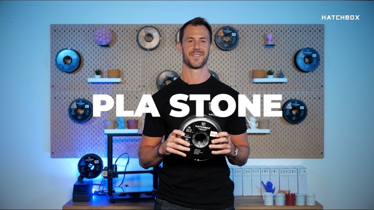 Hatchbox PLA STONE 3D Filament - YouTube