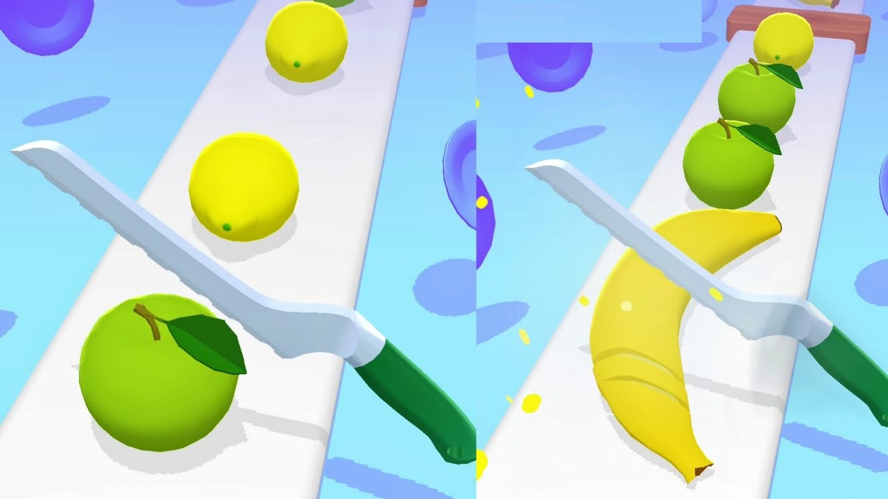 Very satisfying and relaxing perfect slices ASMR slicing game - YouTube