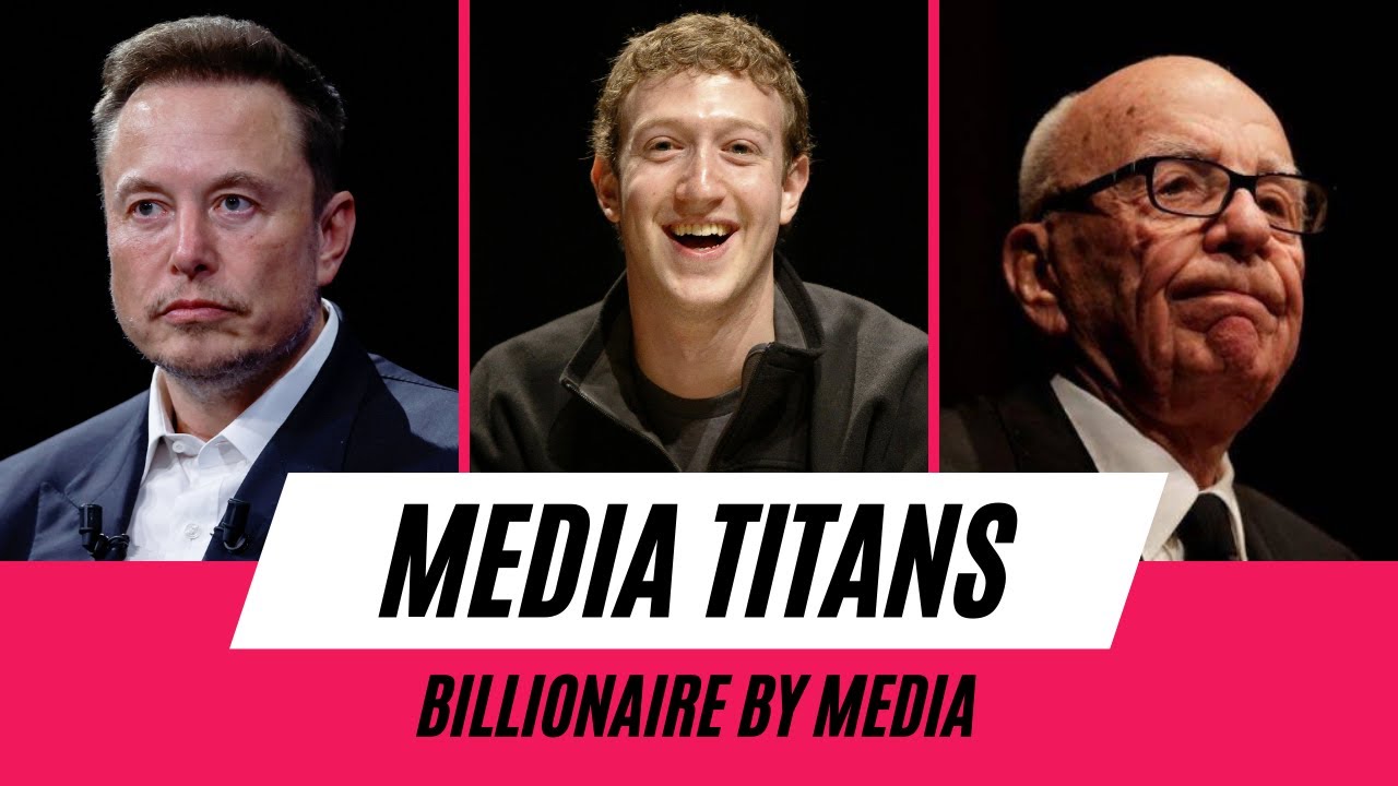 TOP 10 media billionaires💰 and media titans🌟. #Billionaires # ...