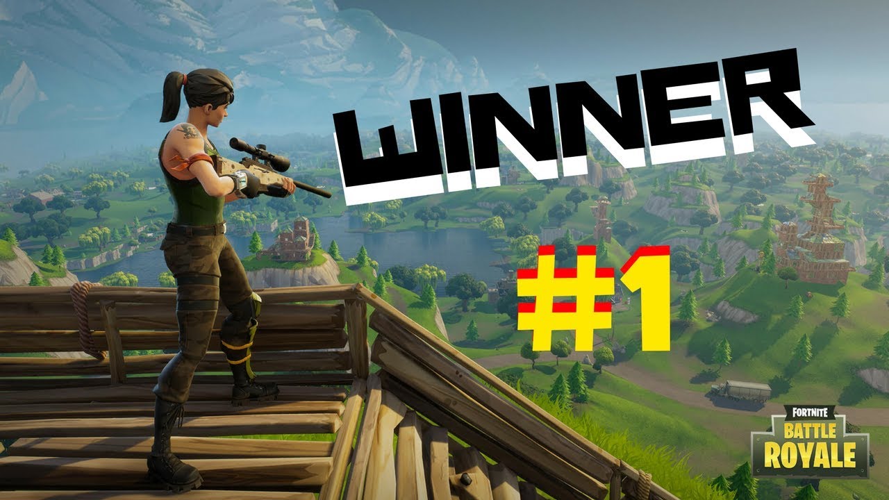 First Win!! - Fortnight BR (PS4) - YouTube