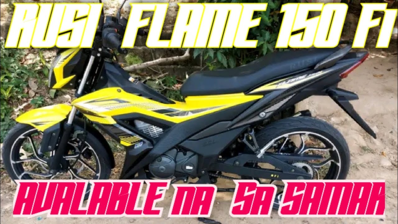 RUSI Flame 150 Fi euro 4 available na Po dito sa SAMAR - YouTube