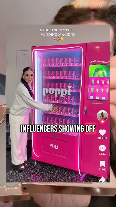 POPPI SENT $800,000 WORTH OF VENDING MACHINES TO INFLUENCERS 😱 - YouTube