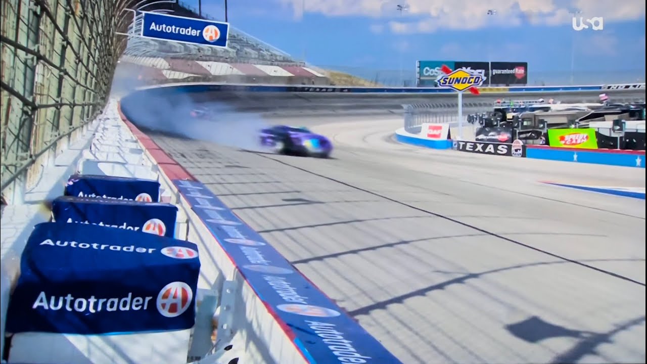 Cody Ware Hits The Wall Very Hard (2022 Texas Cup Fall Race) - YouTube