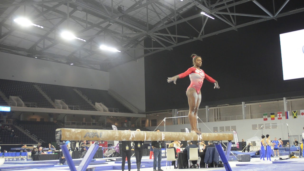 Deiah-Marie Moody - Beam - 2019 WOGA Classic - YouTube