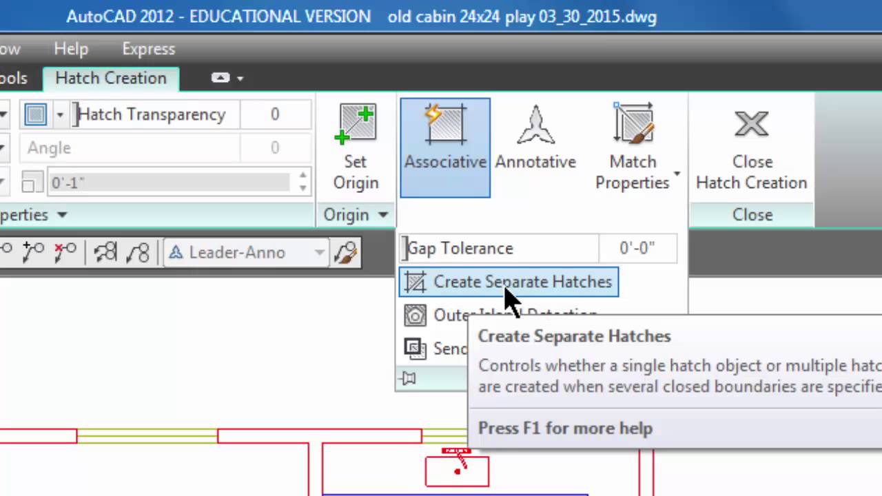 Autocad - Hatch Command #41 - YouTube
