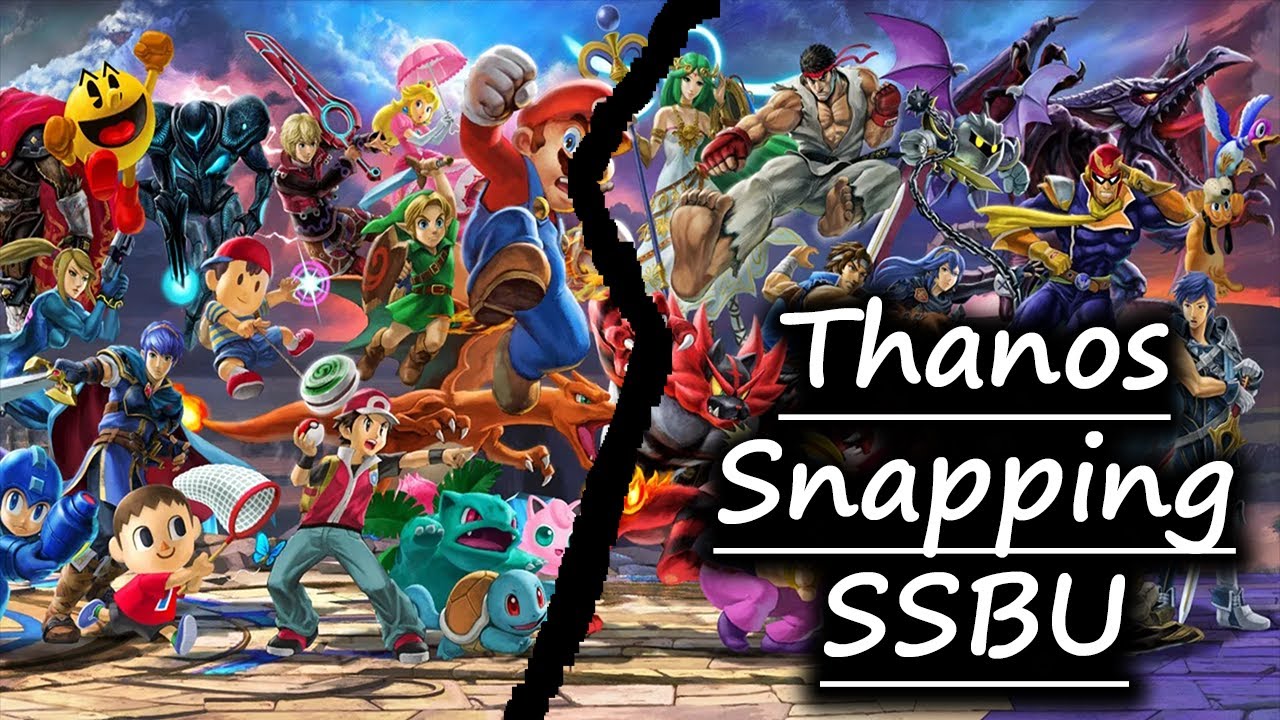 Cutting Super Smash Bros Ultimate In Half - YouTube