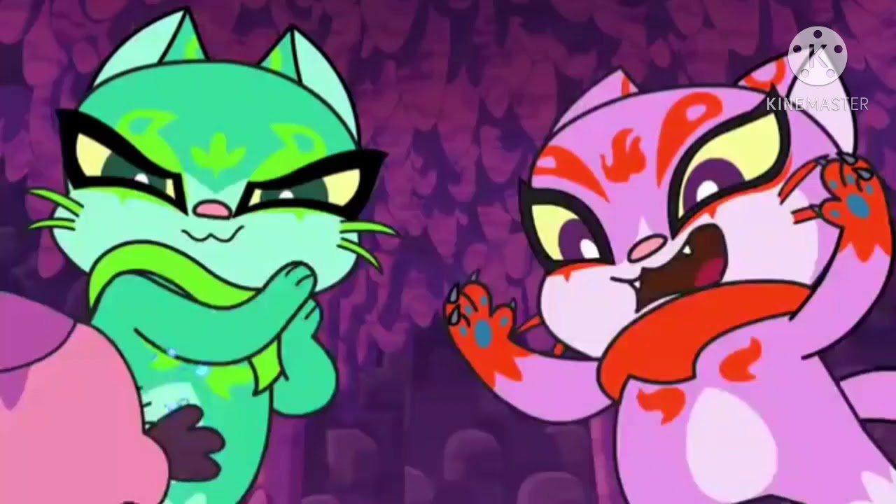 Numberfragam meets Elementals cats and Chuck Chicken - YouTube