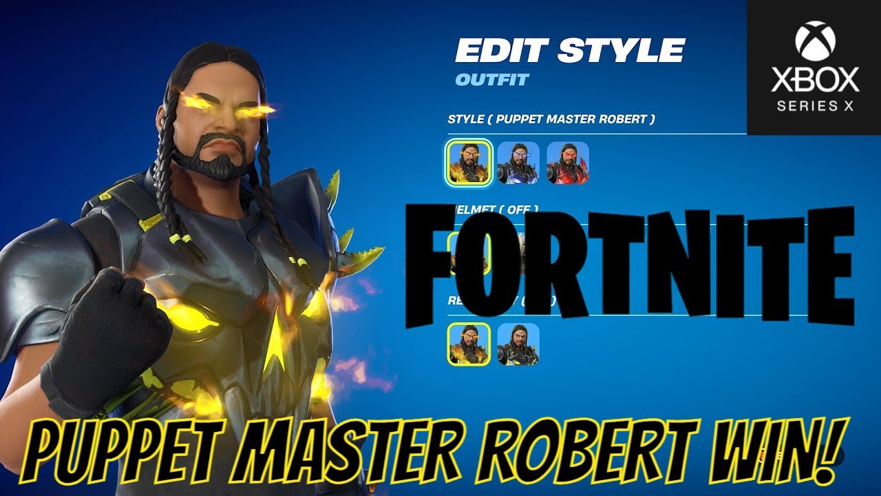 FORTNITE PUPPET MASTER ROBERT WIN! XBOX CHAPTER 5 SEASON 3 - YouTube