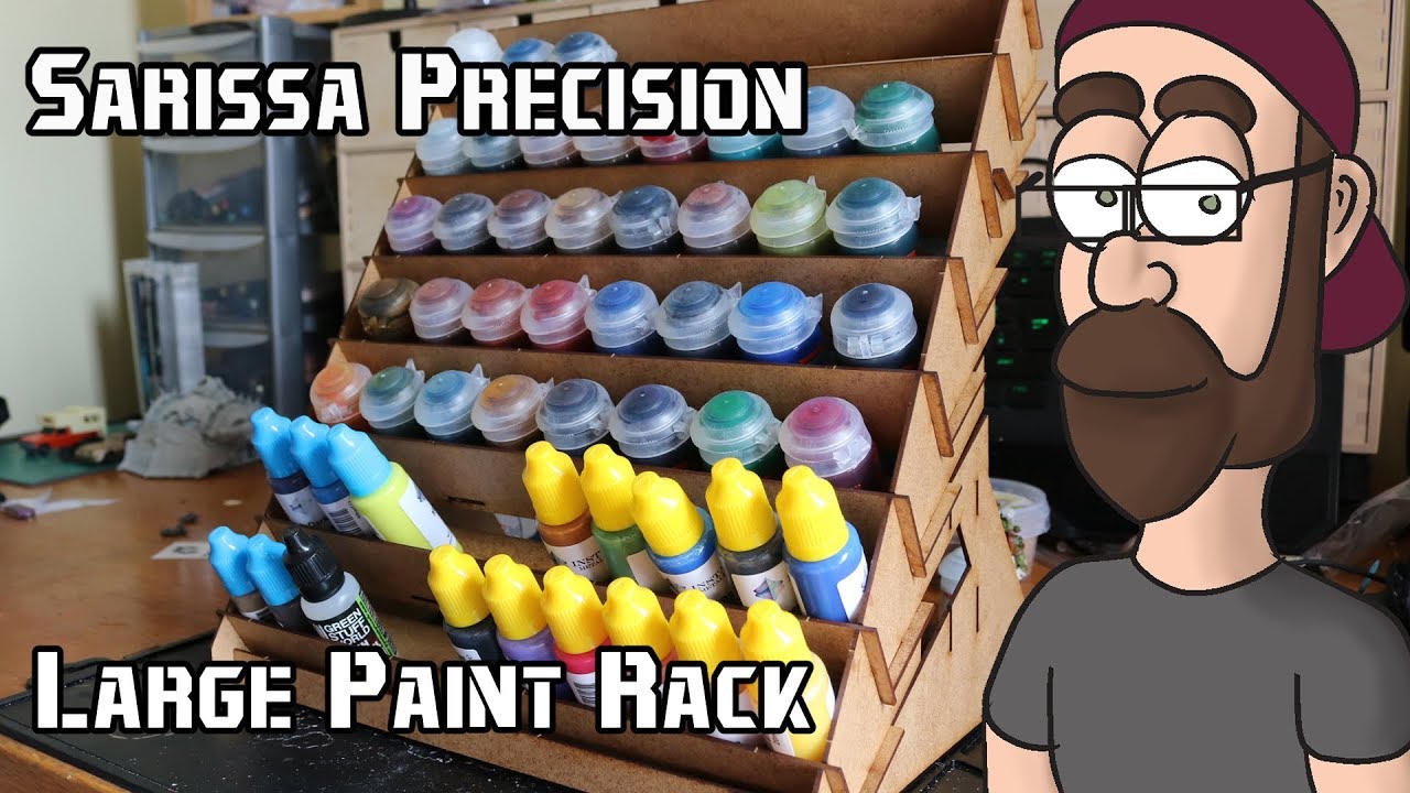 Sarissa Precission Limited - Large Paint Rack - YouTube
