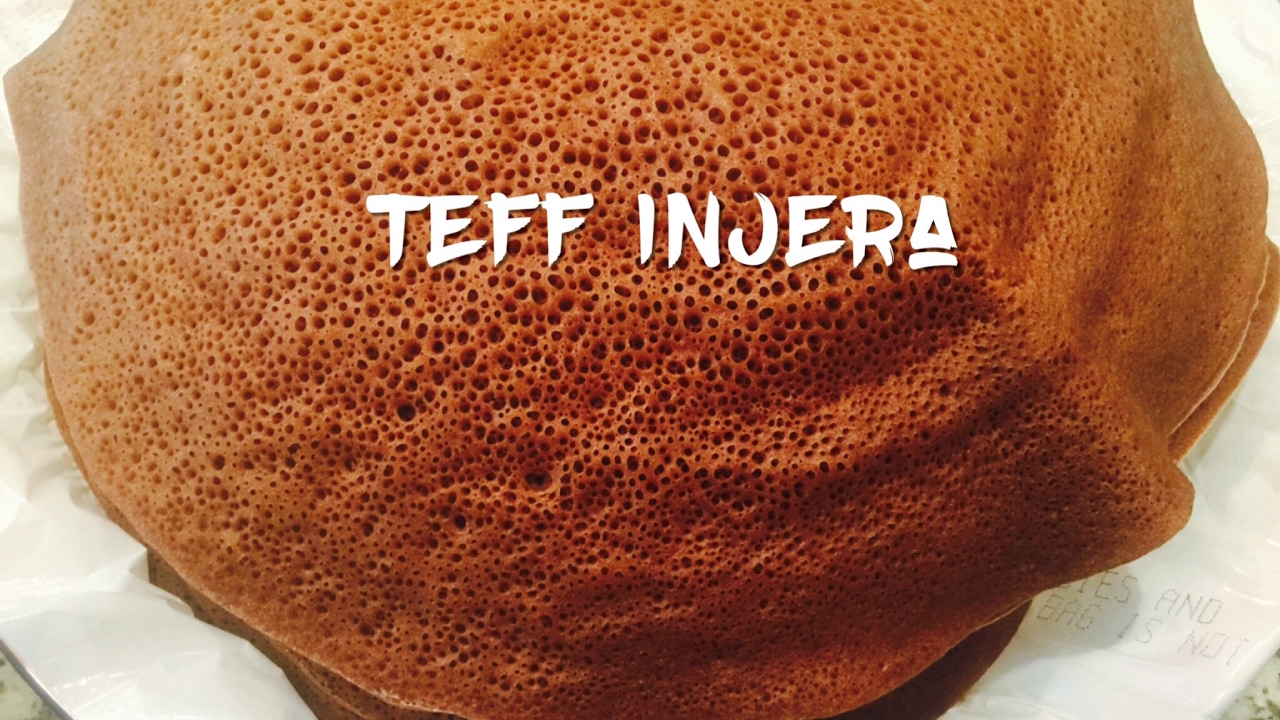 How to Make Taff Injera in the USA - YouTube