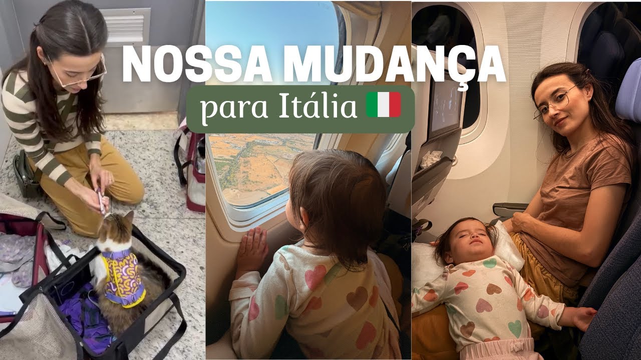 IMIGRANDO PARA ITÁLIA COM 3 GATOS E UM BEBÊ 👶🏻🐈🇮🇹 - YouTube