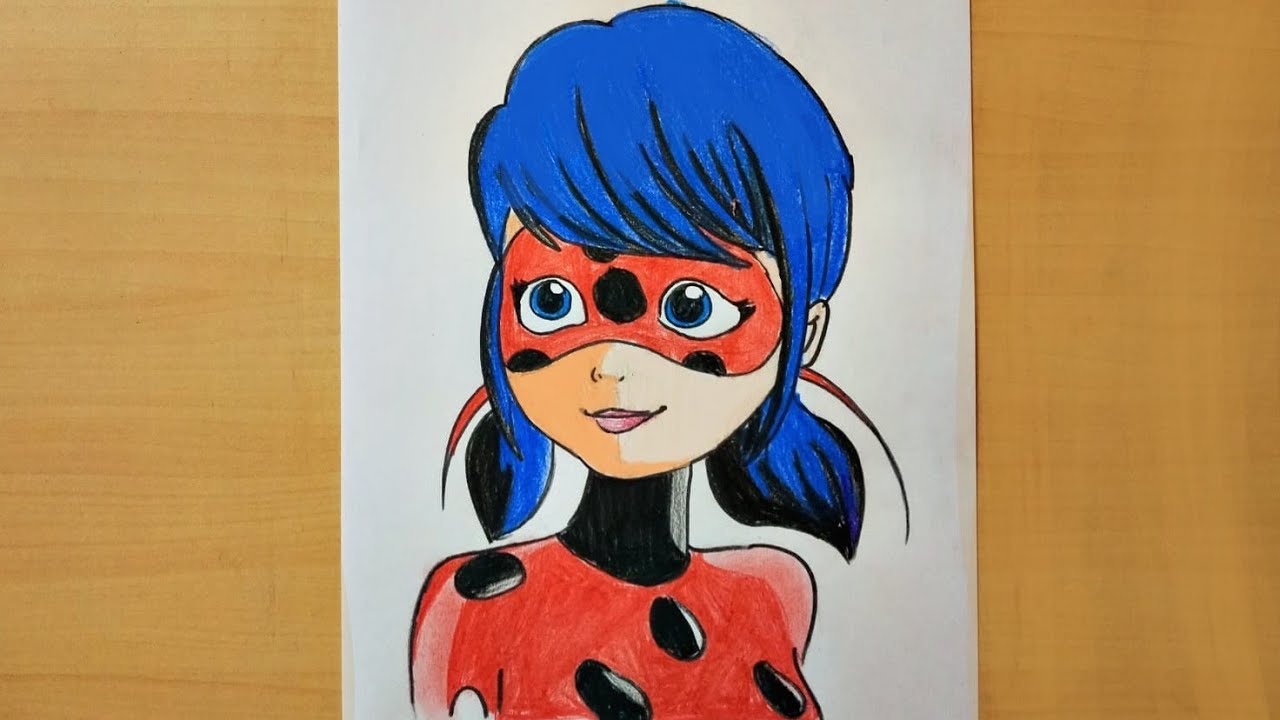 Miraculous Ladybug Drawing Easy | How to draw miraculous ladybug step ...