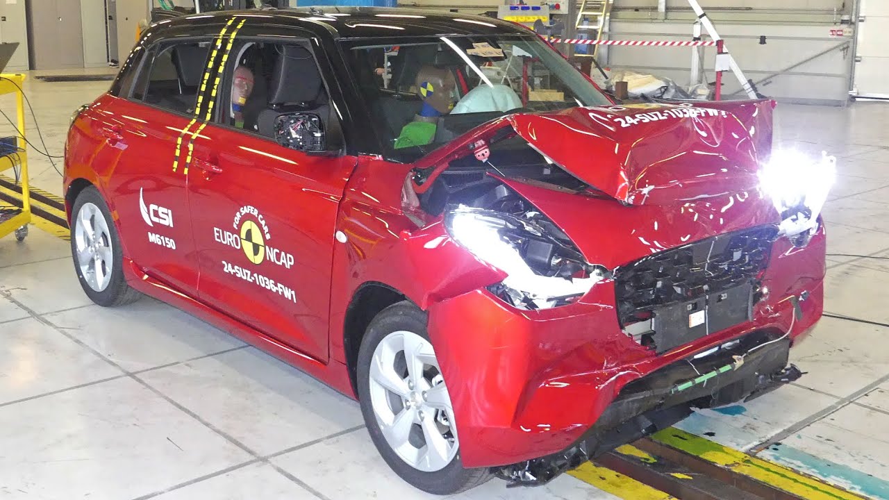 NEW Suzuki Swift (2024) CRASH TEST | ★★★☆☆ - YouTube