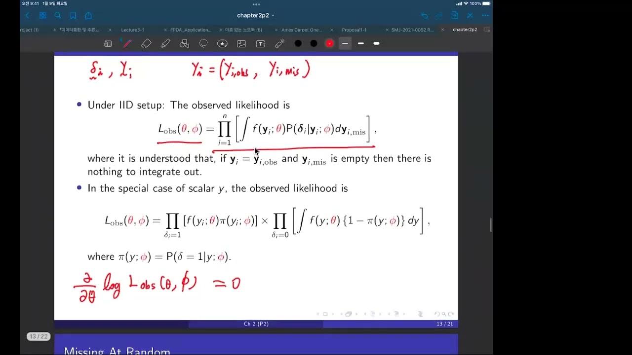 Stat 523x, 8/30/22 Lecture (Part 2) - YouTube