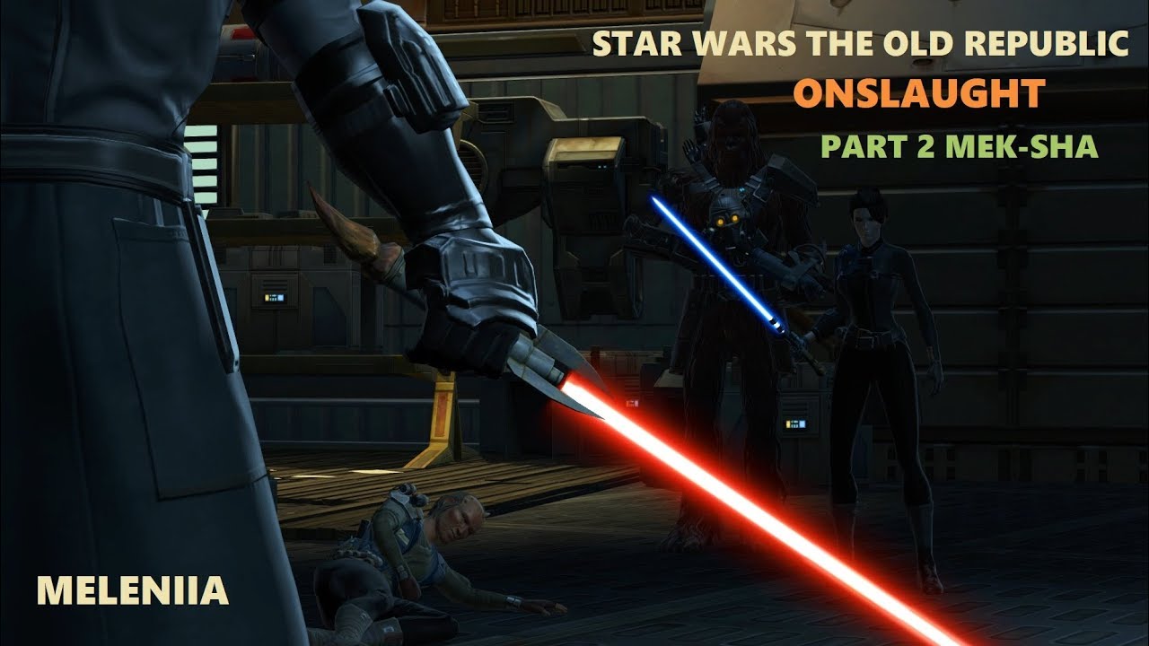 SWTOR - Onslaught: Part 2 Mek-Sha (Republic, Jedi knight sentinel ...