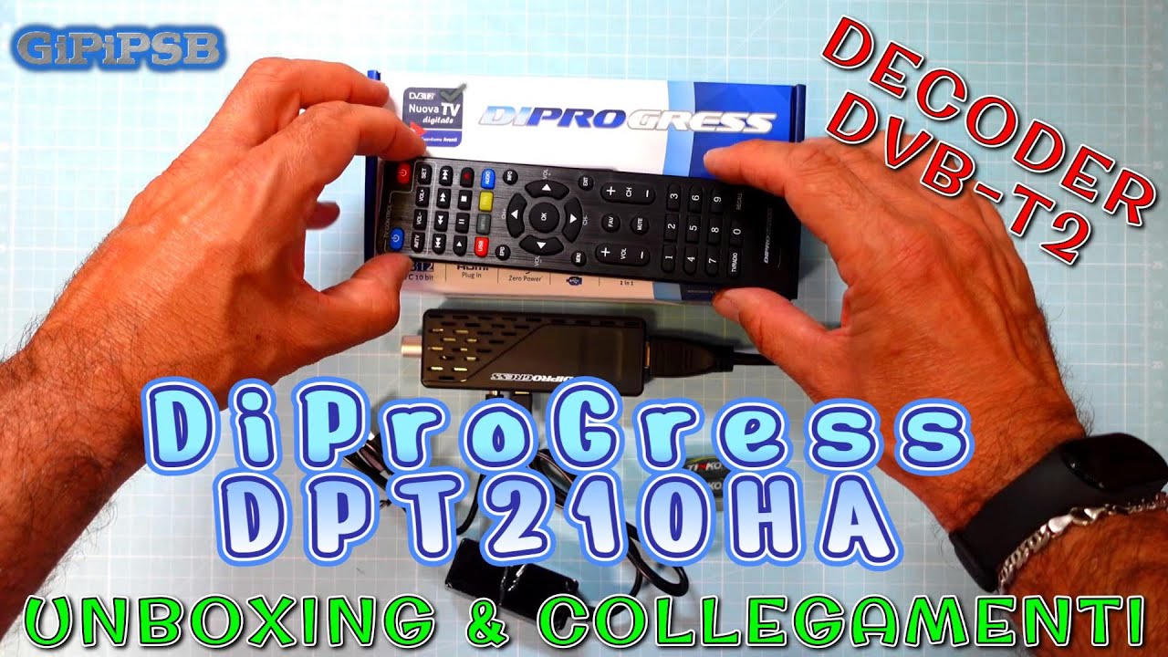 Diprogress DPT210HD Stick - Decoder digitale terrestre DVB-T2 ...
