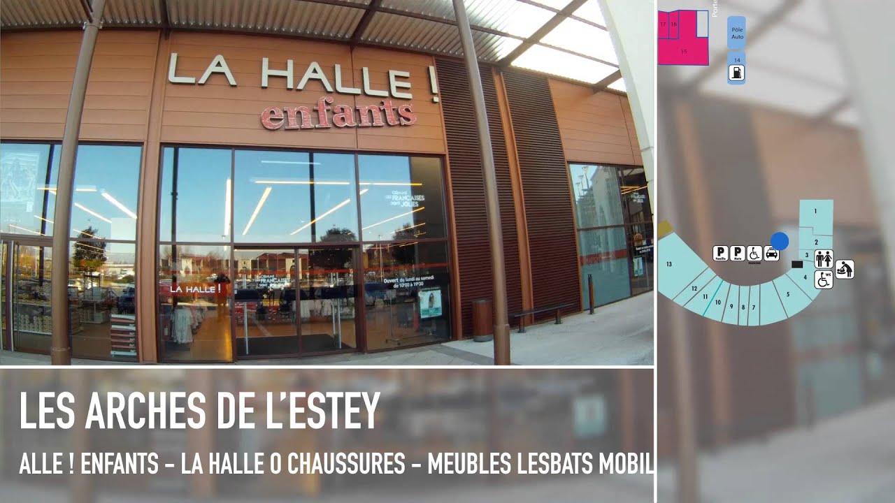 Visite guidée du centre commercial - YouTube