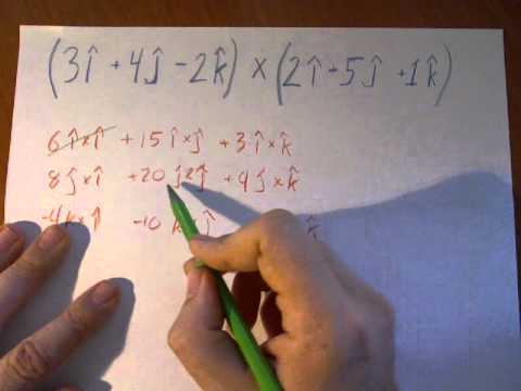 Cross Product - method 1 - YouTube