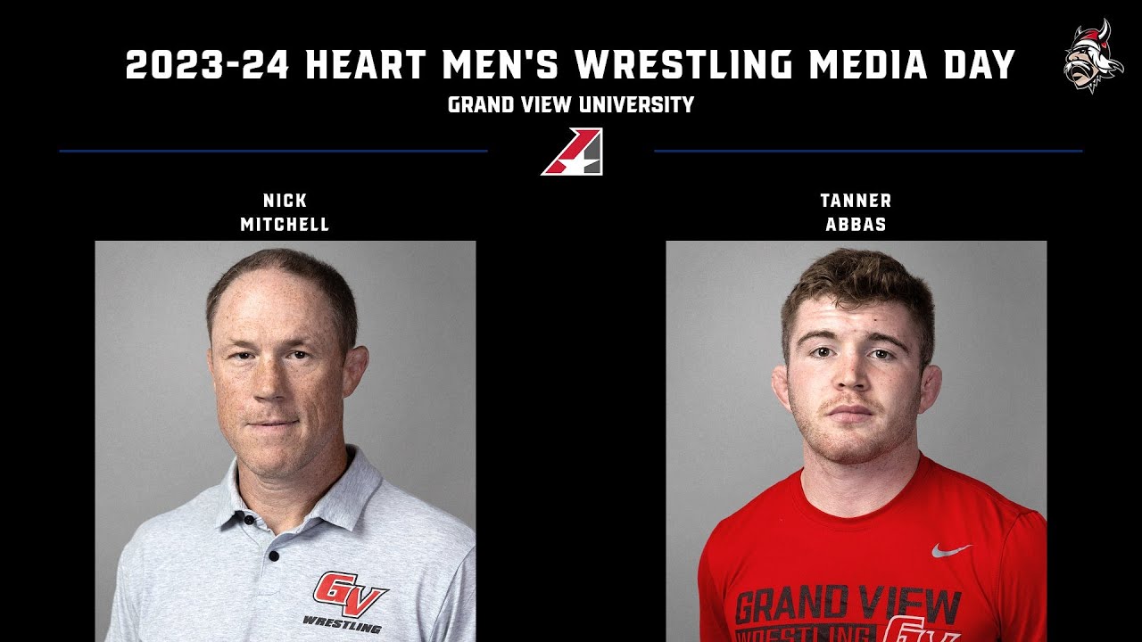 Grand View University - 2023-24 Heart Men's Wrestling Media Day - YouTube