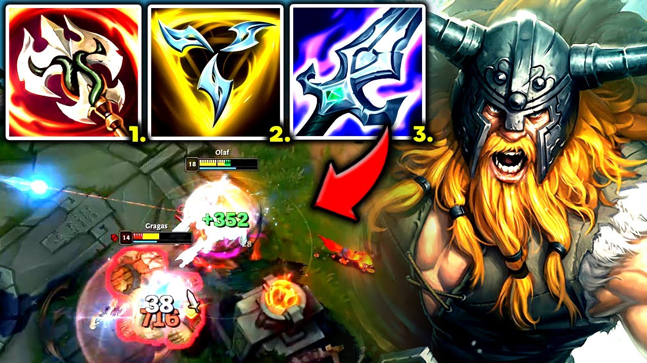 OLAF TOP IS NOW #1 BEST WINRATE TOPLANER (OLAF IS BROKEN) - S13 Olaf ...