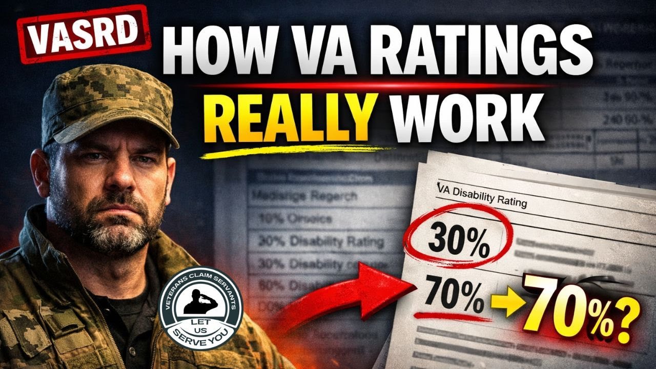 The VASRD: How VA Disability Ratings Actually Work - YouTube