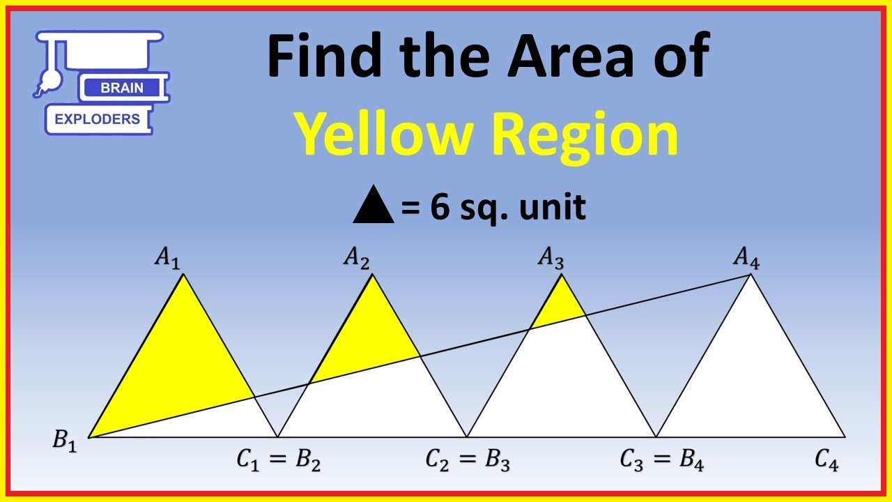 Insanely Hard Problem - Solve for the Yellow Area - YouTube