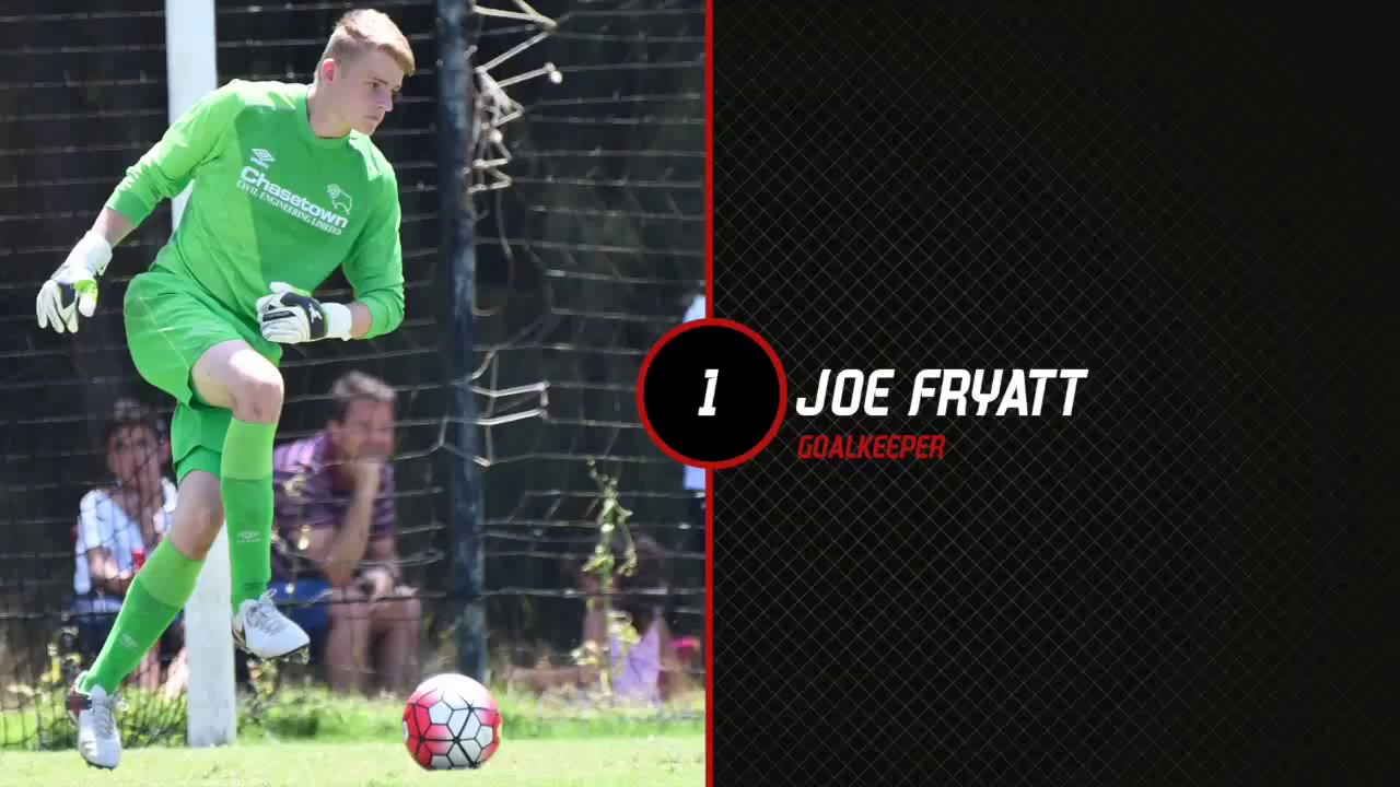 Joe Fryatt Goalkeeper 2016 - 2018 Scholar Derby County - YouTube